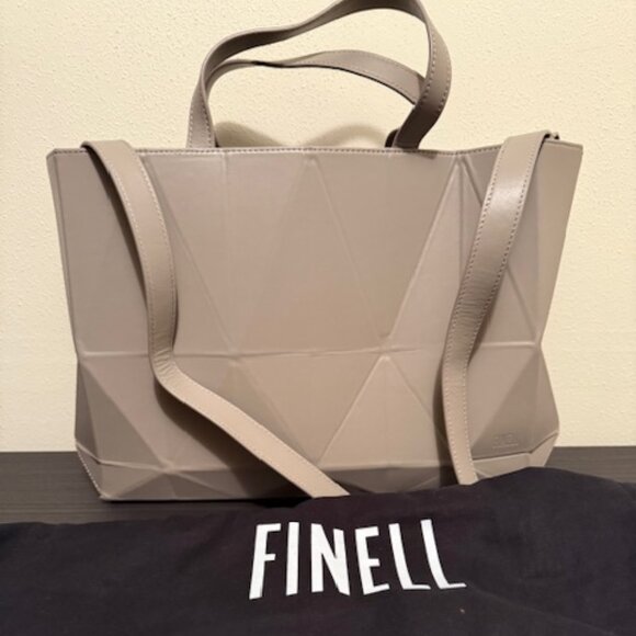 Finell | Bags | Finell Origami Tote Bag Grey | Poshmark